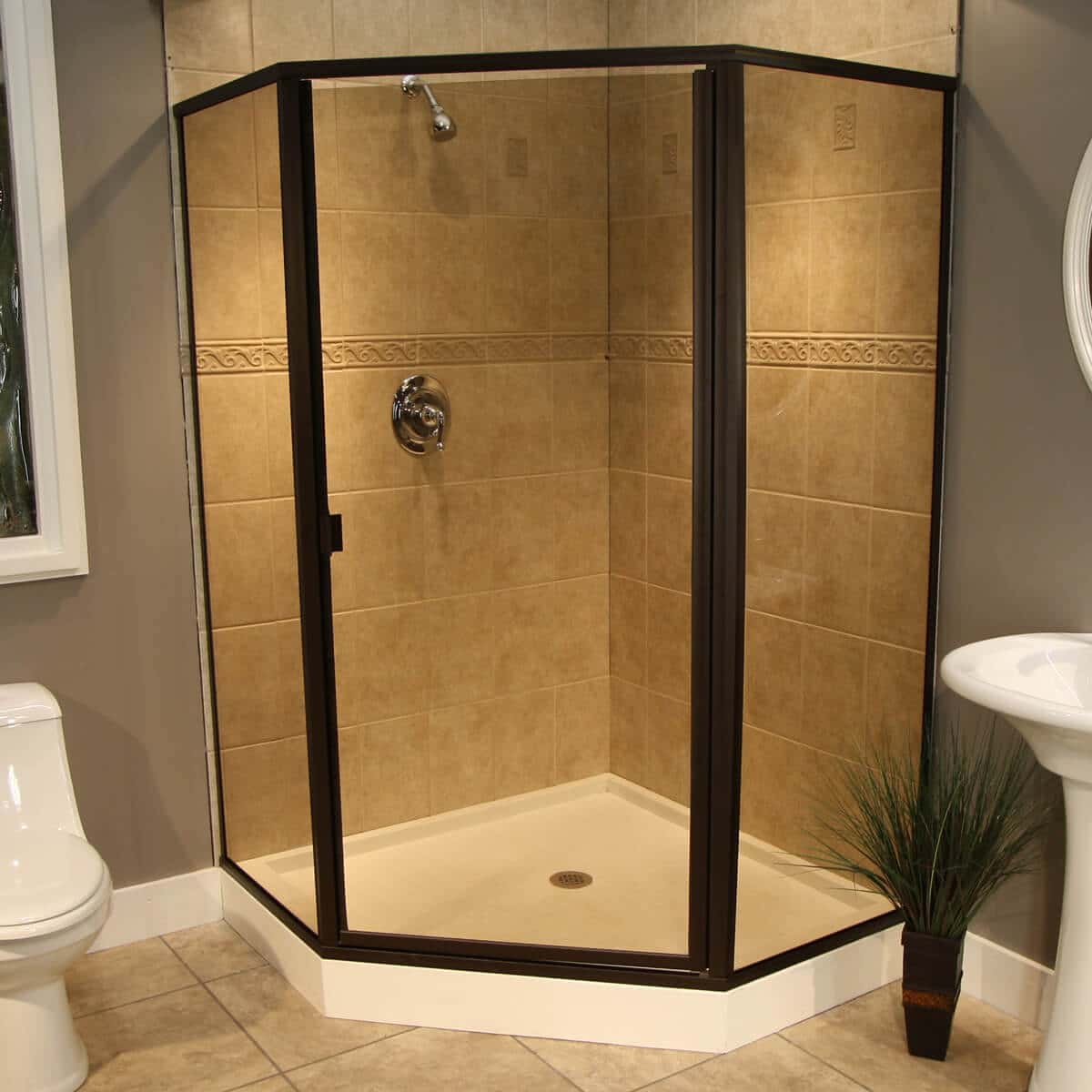 Tinted, Cast and Patterned Shower Enclosure Glass Options - Pioneer Glass